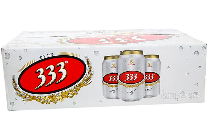Bia 333 thùng 24 lon 330ml